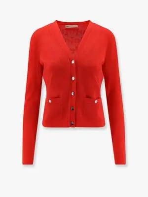 Tory Burch V Neck Cardigans For Women