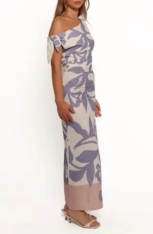 PETAL & PUP Ally Asymmetric Neck Dress