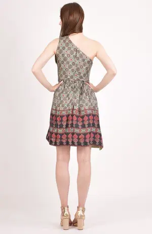 RAAS Hazel Ajrakh Print Mini Dress