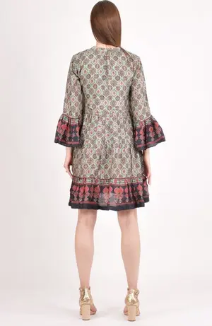 RAAS Juniper Ajrakh Print Mini Dress