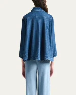 Altuzarra Hayden Denim Double-breasted Jacket - Indigo