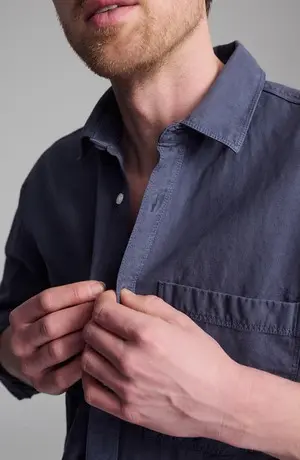 MAVI Cotton Blend Button-up Shirt