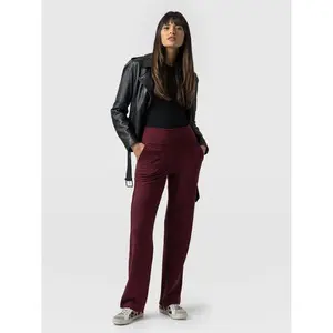 SAINT + SOFIA Runway Pant - Burgundy