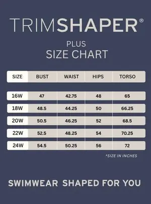 TRIMSHAPER Mid-rise Swim Skort - Black
