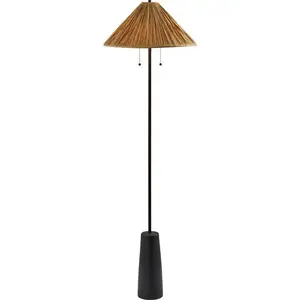 ADESSO Waylon Floor Lamp - Black