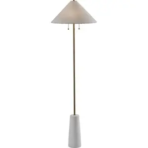 ADESSO Waylon Floor Lamp - White