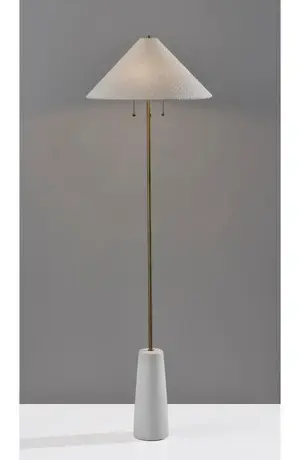 ADESSO Waylon Floor Lamp - White