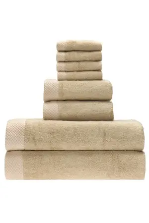 BEDVOYAGE Luxury Viscose Odor & Mildew Resistant Towel Collection - Champagne