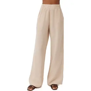 Bella Dahl Wide Leg Linen Blend Pants
