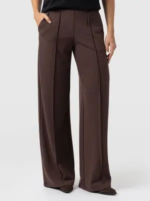 SAINT + SOFIA Keller Wide Leg Pant - Khaki