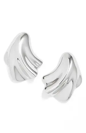 Jenny Bird Lydia Statement Earrings - High Polish Silver
