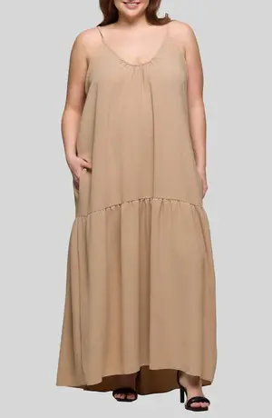 24seven Comfort Apparel Open Back Dresses