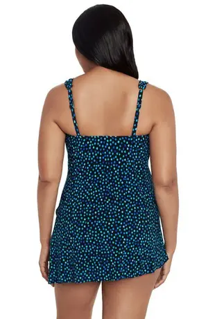 TRIMSHAPER Diana Surplice Side-tie Coverage Swimdress