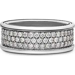 David Yurman Streamline® Pavé Three-row Band Ring