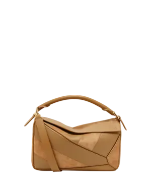 Loewe Puzzle Small Top-handle Bag - Oak