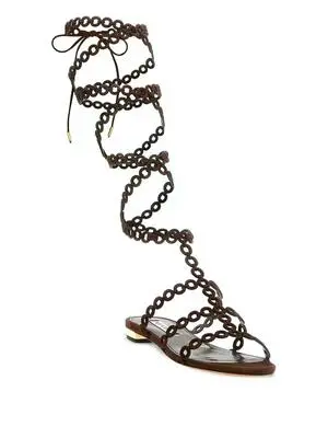 AQUAZZURA Infinity Chain Gladiator Sandals