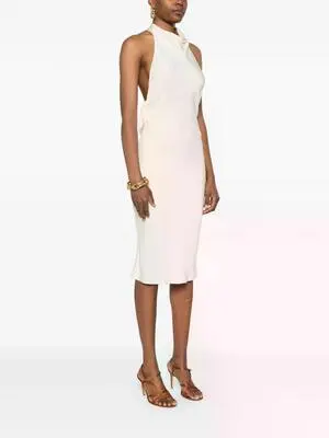 TOM FORD Halterneck Midi Dress - Neutrals