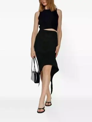 Issey Miyake Asymmetrical Mini Skirt