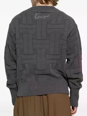 Kenzo Embossed-knit Sweater