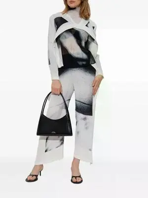 Issey Miyake Shadow Study Pleated Graphic-print Jacket