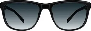 Zenni Classic Square Plastic Full Rim Eyeglasses - Black