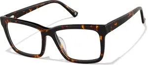 Zenni Classic Square Eyeglasses Tortoiseshell