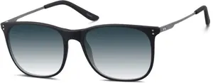 Zenni Square Full Rim Sunglasses - Black