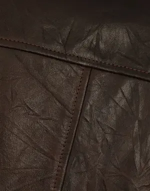 Dolce & Gabbana Crushed-look Leather Jacket