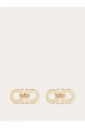 FERRAGAMO Double Gancini Earrings - Gold
