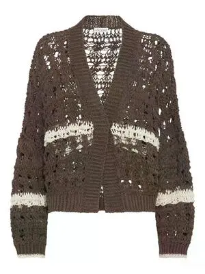 Brunello Cucinelli Open-knit Cardigan