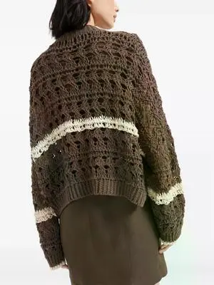 Brunello Cucinelli Open-knit Cardigan