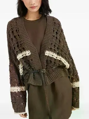 Brunello Cucinelli Open-knit Cardigan