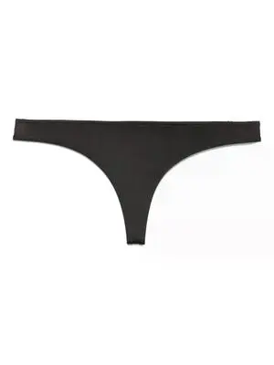 MAISON CLOSE Glow Tanga Bikini Bottoms - Black