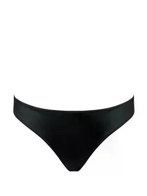 MAISON CLOSE Glow Tanga Bikini Bottom - Black