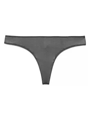 MAISON CLOSE Splash Thong Bikini Bottoms - Black