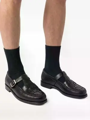 G.H.BASS Weejuns Fisherman Sandals - Black
