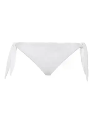 Brunello Cucinelli Side-tie Bikini Bottom - White