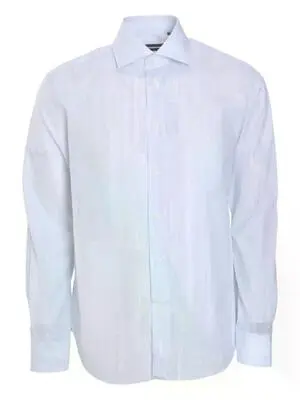 Corneliani Striped Button-up Shirt - White