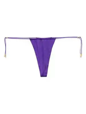 MAISON CLOSE Glow Mini String Bikini Bottoms - Purple