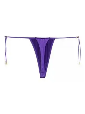 MAISON CLOSE Glow Mini String Bikini Bottoms - Purple