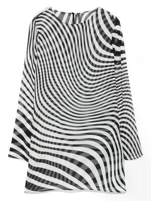 MAISON CLOSE Zebra Print Mini Dress