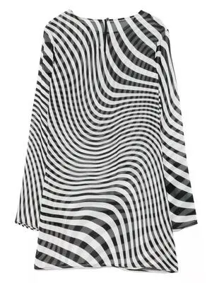 MAISON CLOSE Zebra Print Mini Dress