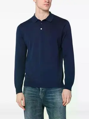 DRUMOHR Cotton Polo Shirt - Blue