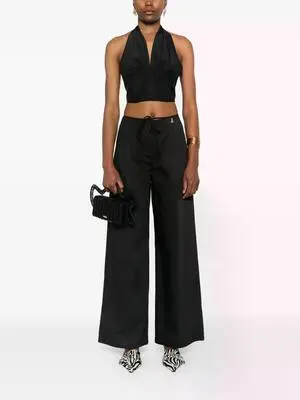 Patrizia Pepe Cotton Palazzo Pants