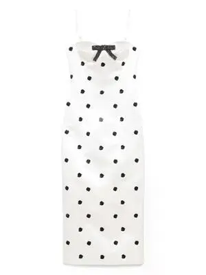MARKGONG Polka Dot-print Dress - White