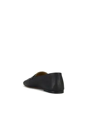 THE ROW Square Loafer - Black