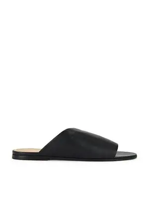 THE ROW Signum Slipper - Black