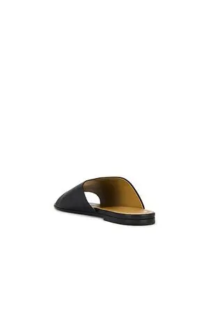THE ROW Signum Slipper - Black