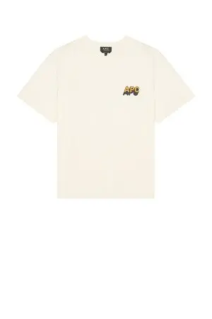 A.p.c. A.P.C. 70's T-Shirt In Cream Ecru