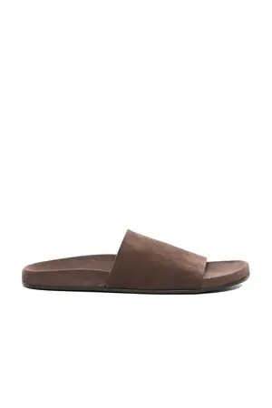 Women's Brown Slides